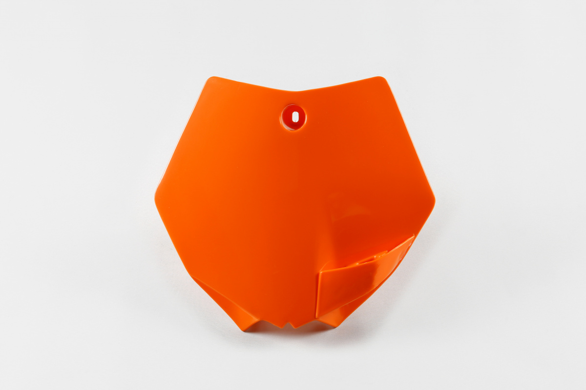 Front Number Plate orange - Ufo Plast - Ufo Plast United States / World
